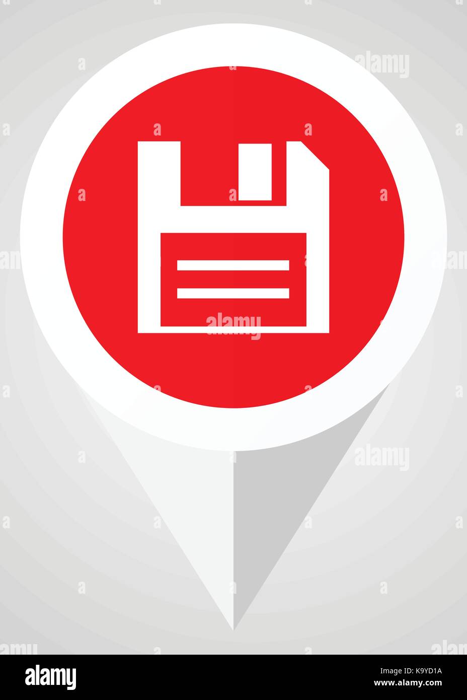 Red floppy disk Stock Vector Images - Alamy