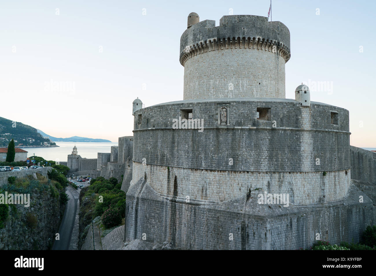 The Minceta Tower, Dubrovnik Stock Photo - Alamy