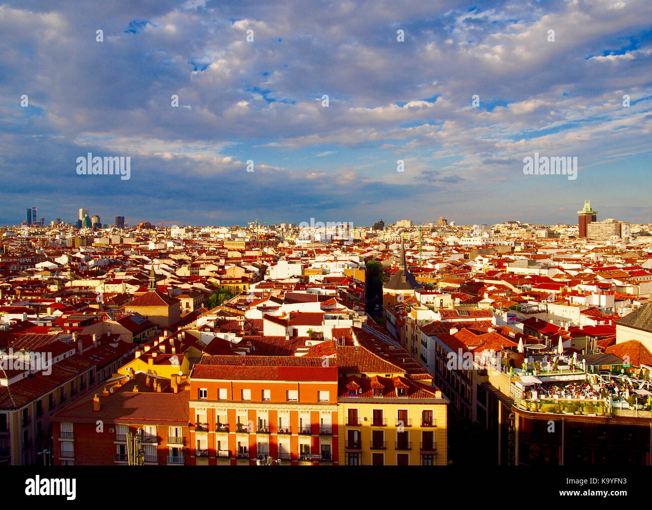 Madrid aerial view hi-res stock photography and images - Alamy