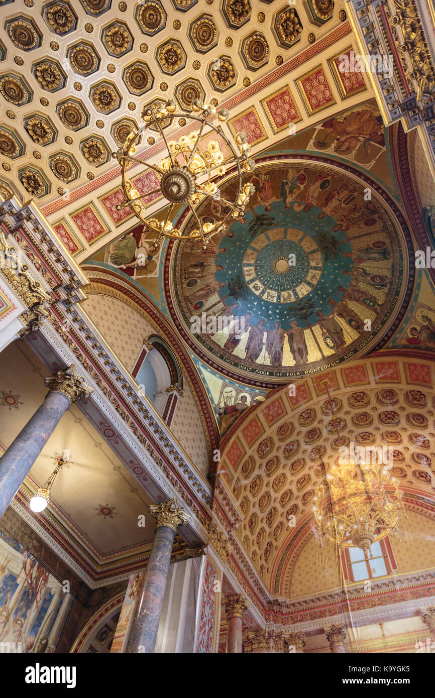 Ceilng above the Grand Staircase of he Foreign and Commonwealth Office ...