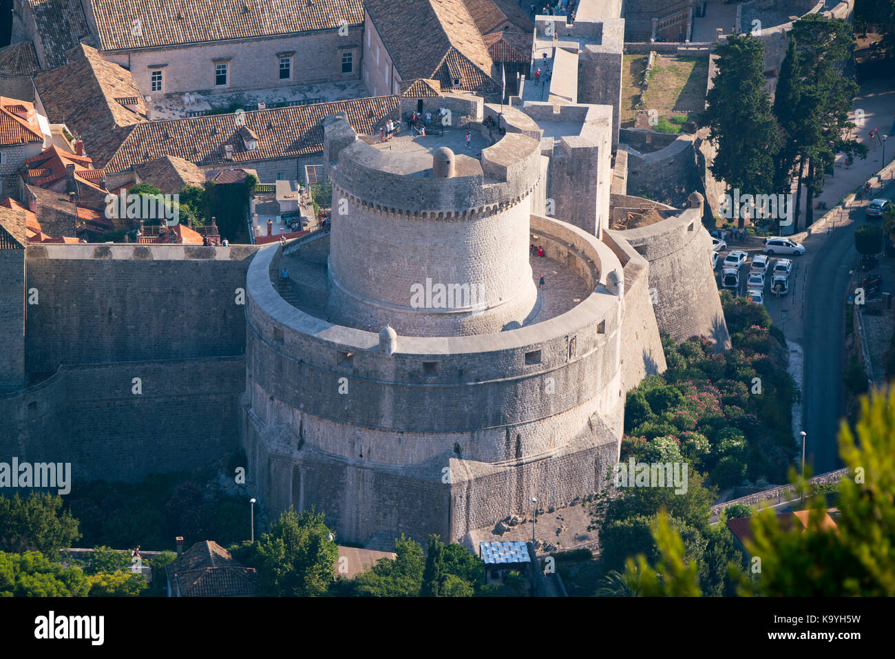 The Minceta Tower, Dubrovnik Stock Photo - Alamy