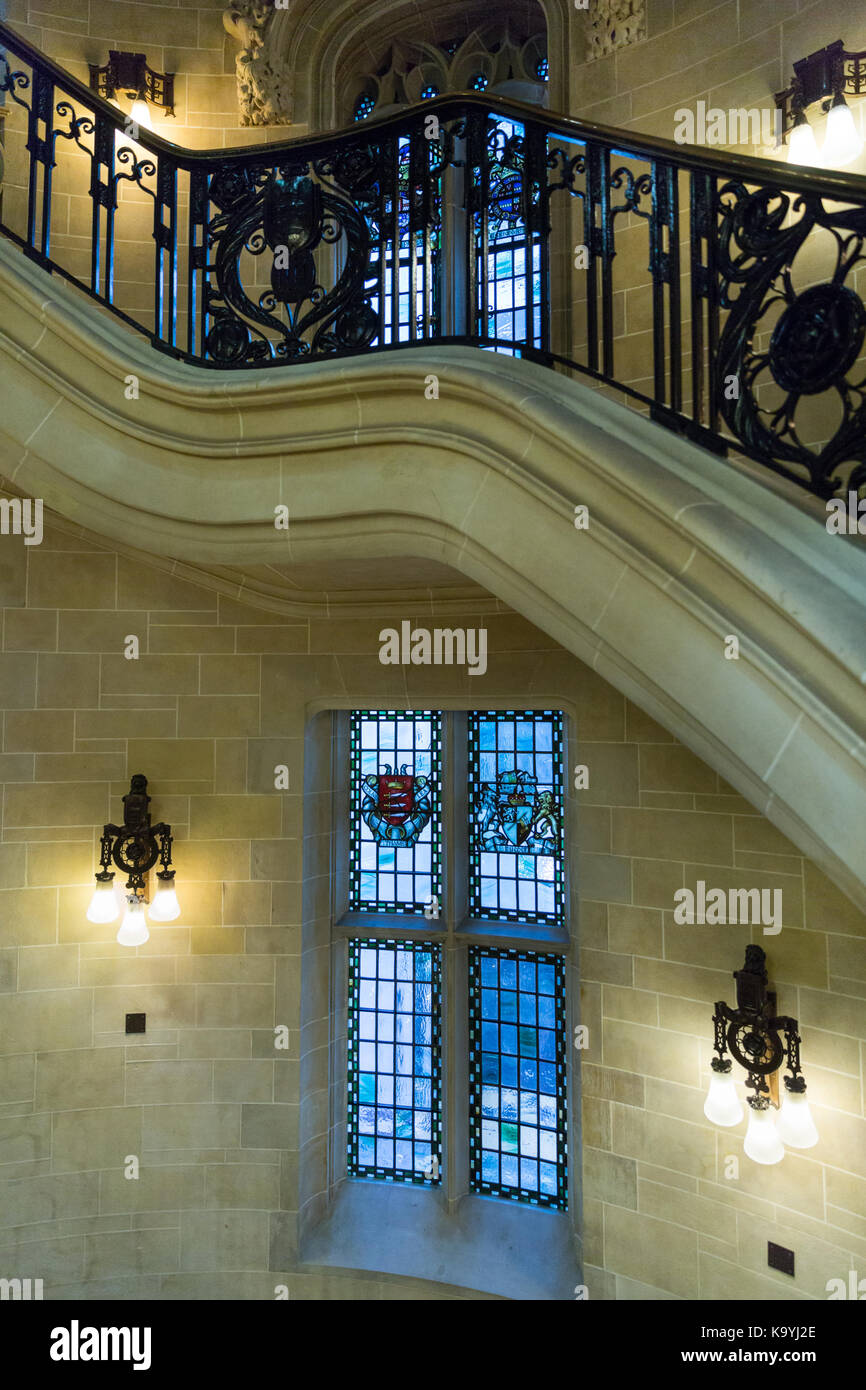 The Grand Staircase, spiral stairs of the Supreme Court of the United ...