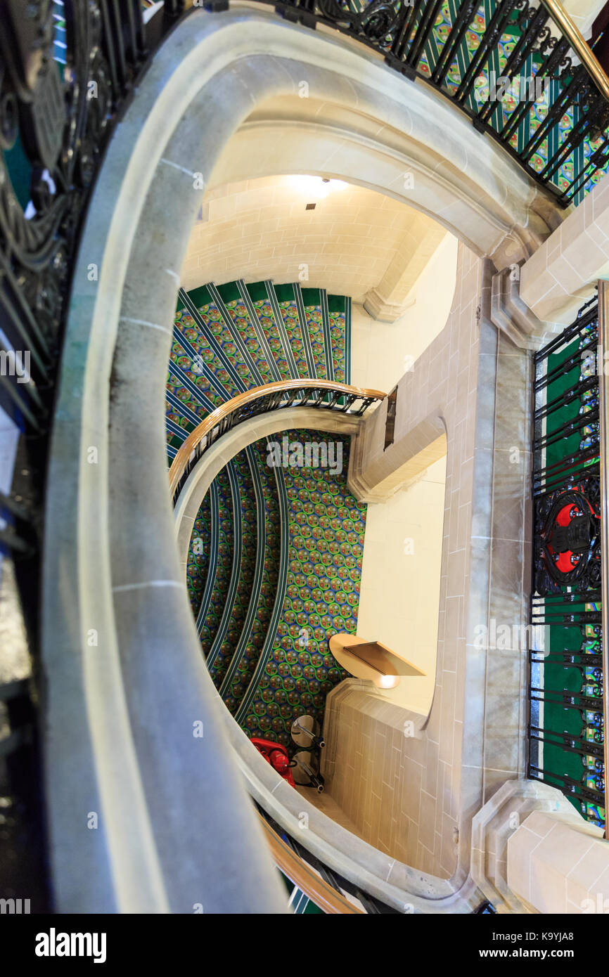 The Grand Staircase, spiral stairs of the Supreme Court of the United ...
