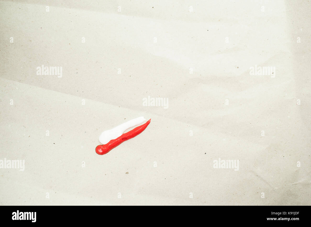 poster paint on a paper surface - directly above Stock Photo - Alamy