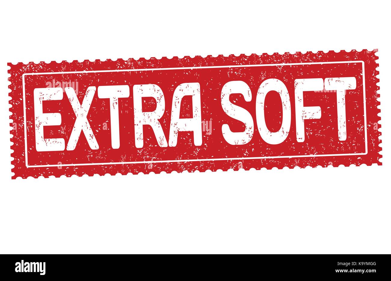 Extra soft grunge rubber stamp on white background, vector illustration ...