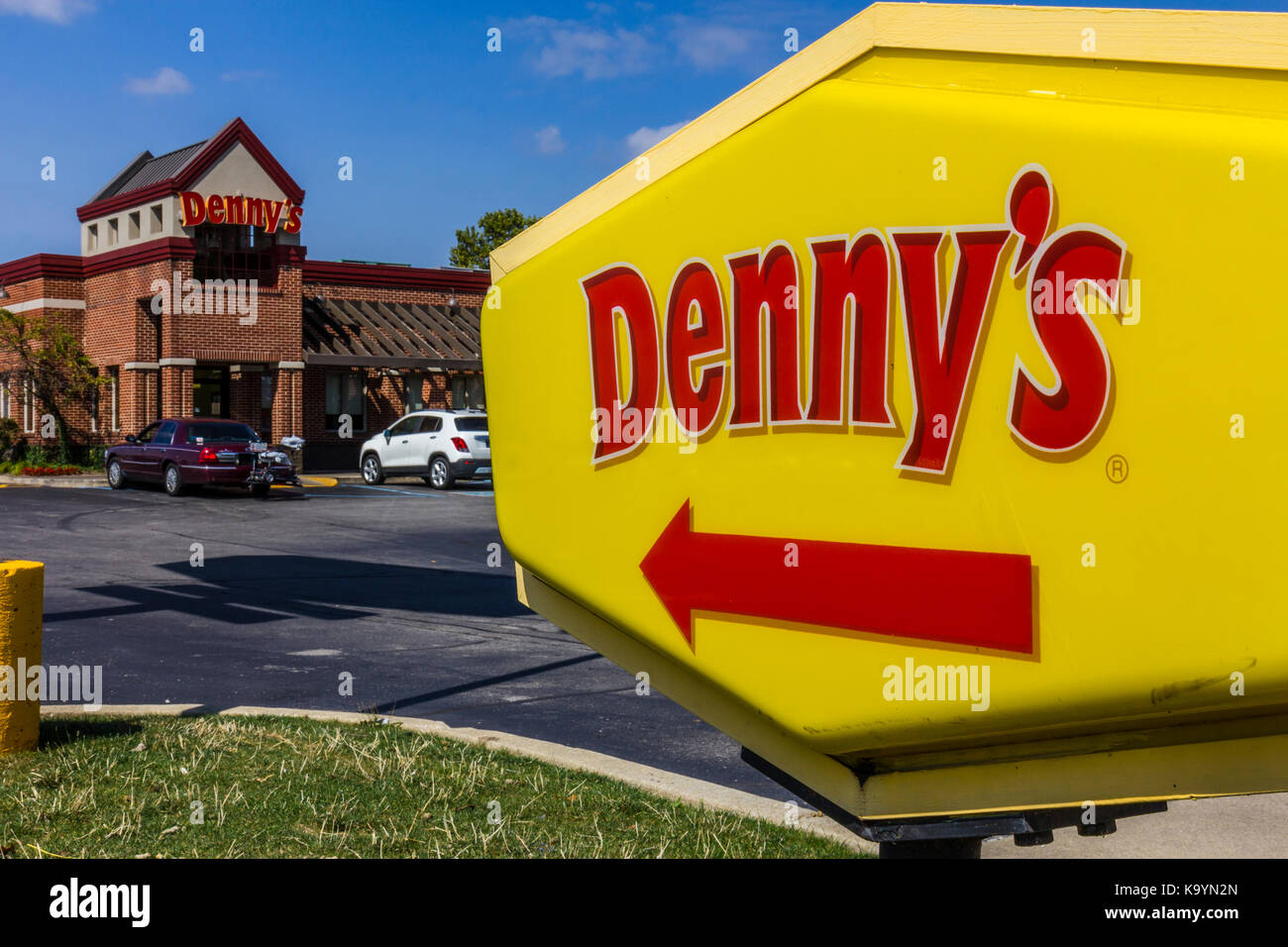Indianapolis - Circa September 2017: Denny's Fast casual restaurant and ...