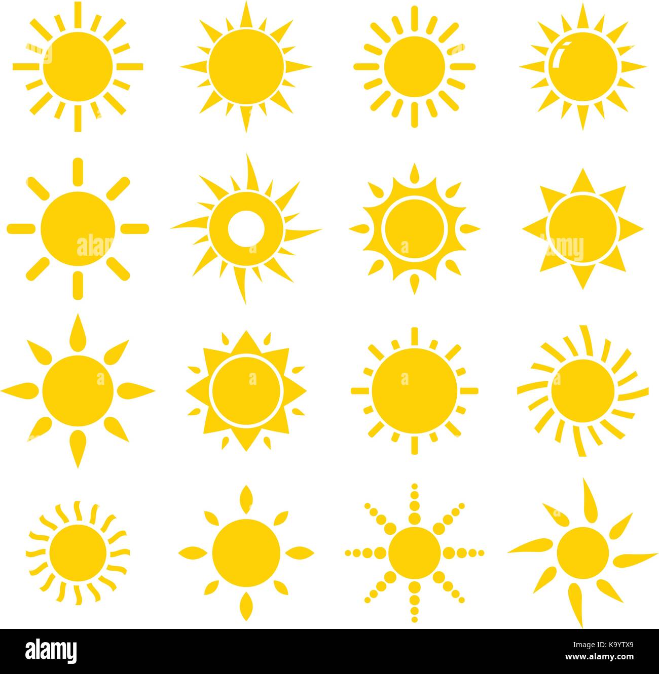 Sunbeam sign Stock Vector Images - Alamy