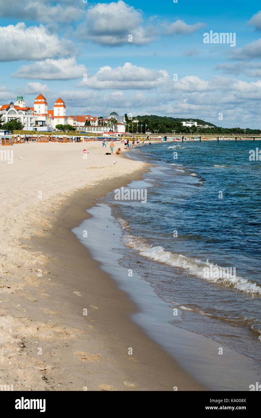 Beach of Binz, Ruegen, Germany, Europe Stock Photo - Alamy