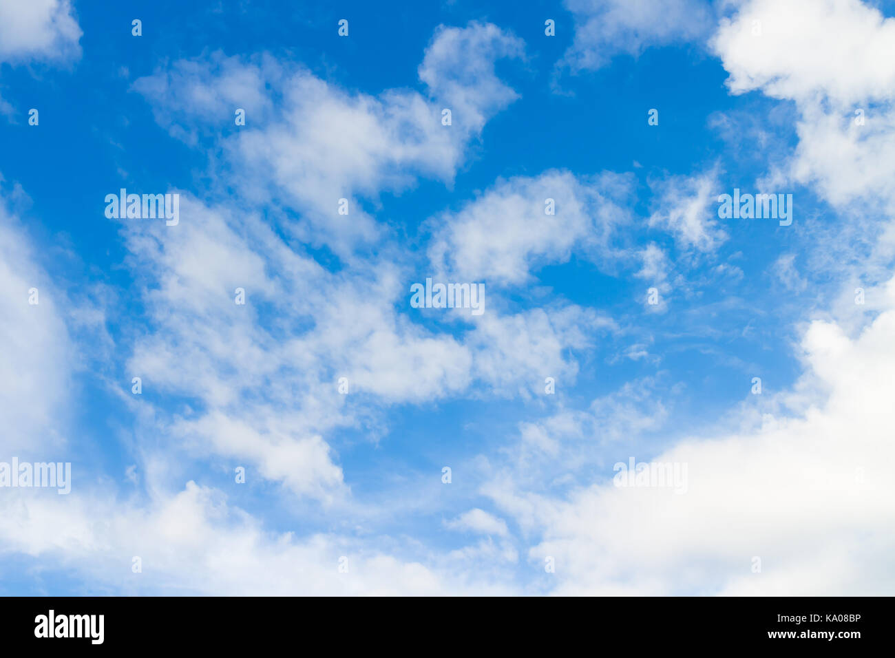 Sky clouds background, Blue sky in good weather days Stock Photo - Alamy