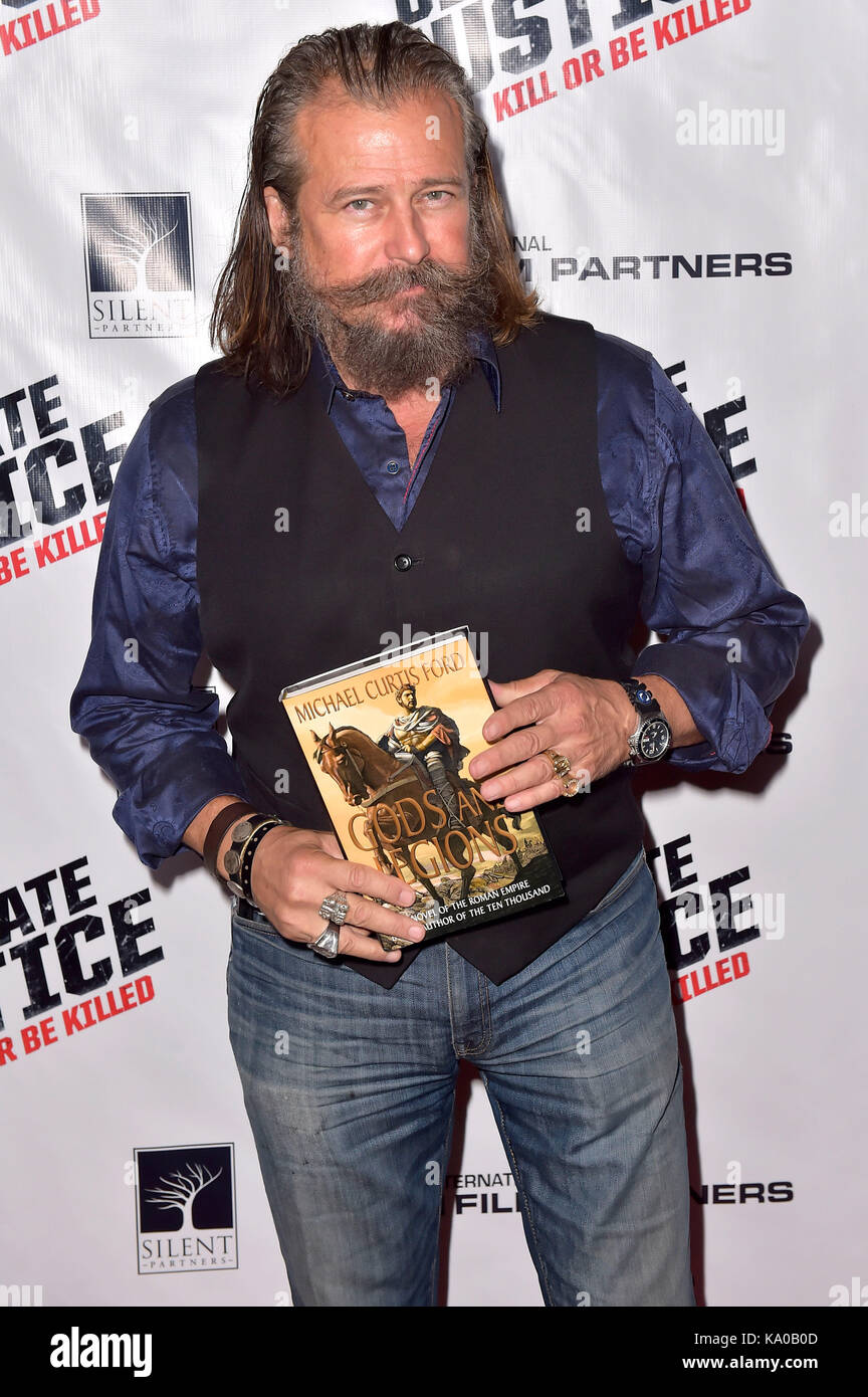 Tim Abell attends the 'Ultimate Justice' premiere at AMC Dine-In Sunset 5 on September 21, 2017 ...