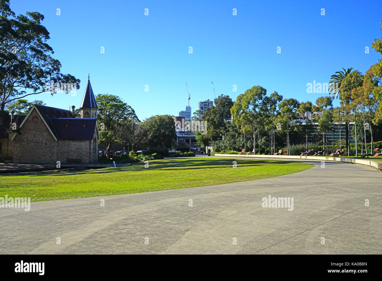 View of the campus of the University of Sydney (USyd), one of the most ...