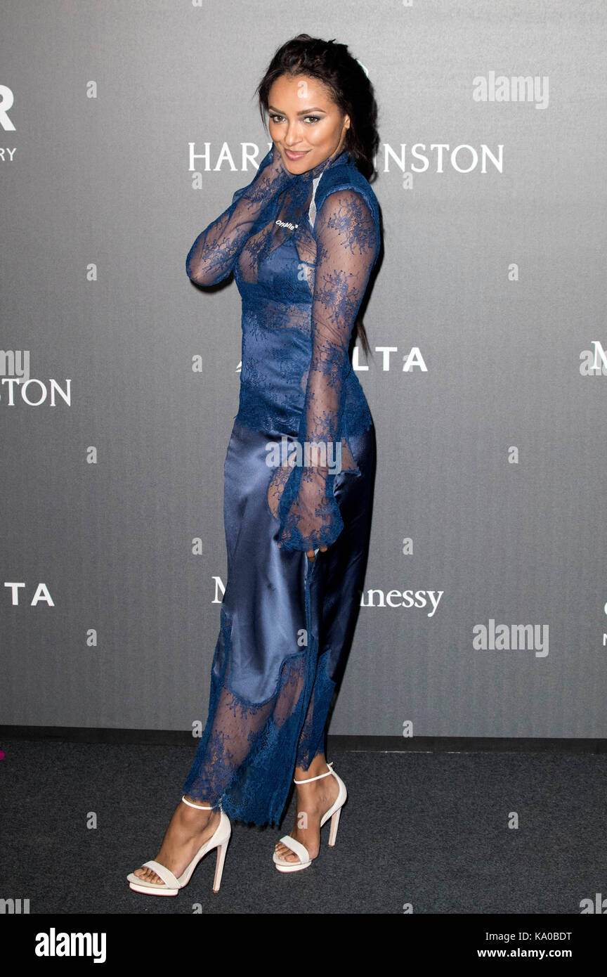 Kat Graham attends the amfAR Milano 2017 Gala during the Milan Fashion ...