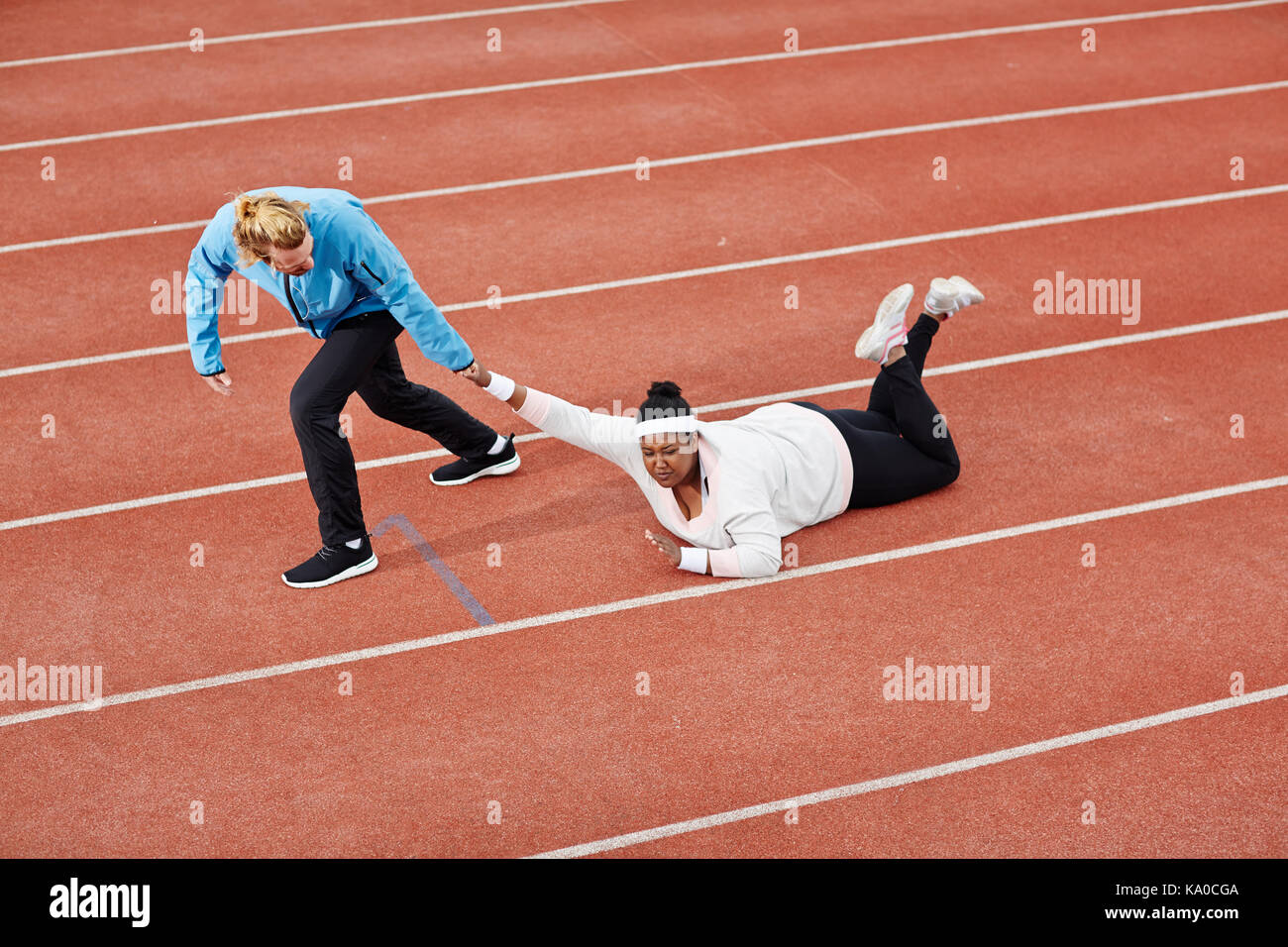 Moving to finish point Stock Photo - Alamy