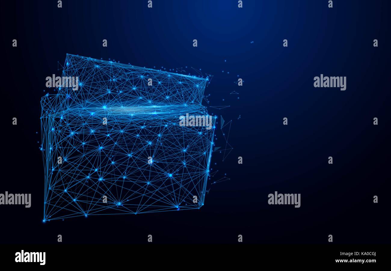 Connecting lines points hi-res stock photography and images - Alamy