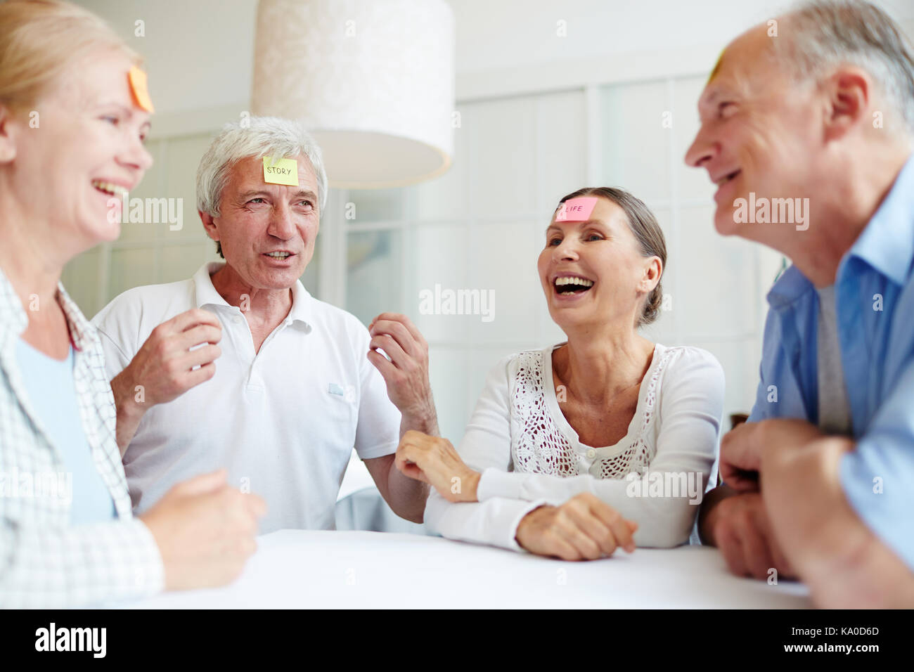 Friendly funny table hi-res stock photography and images - Alamy