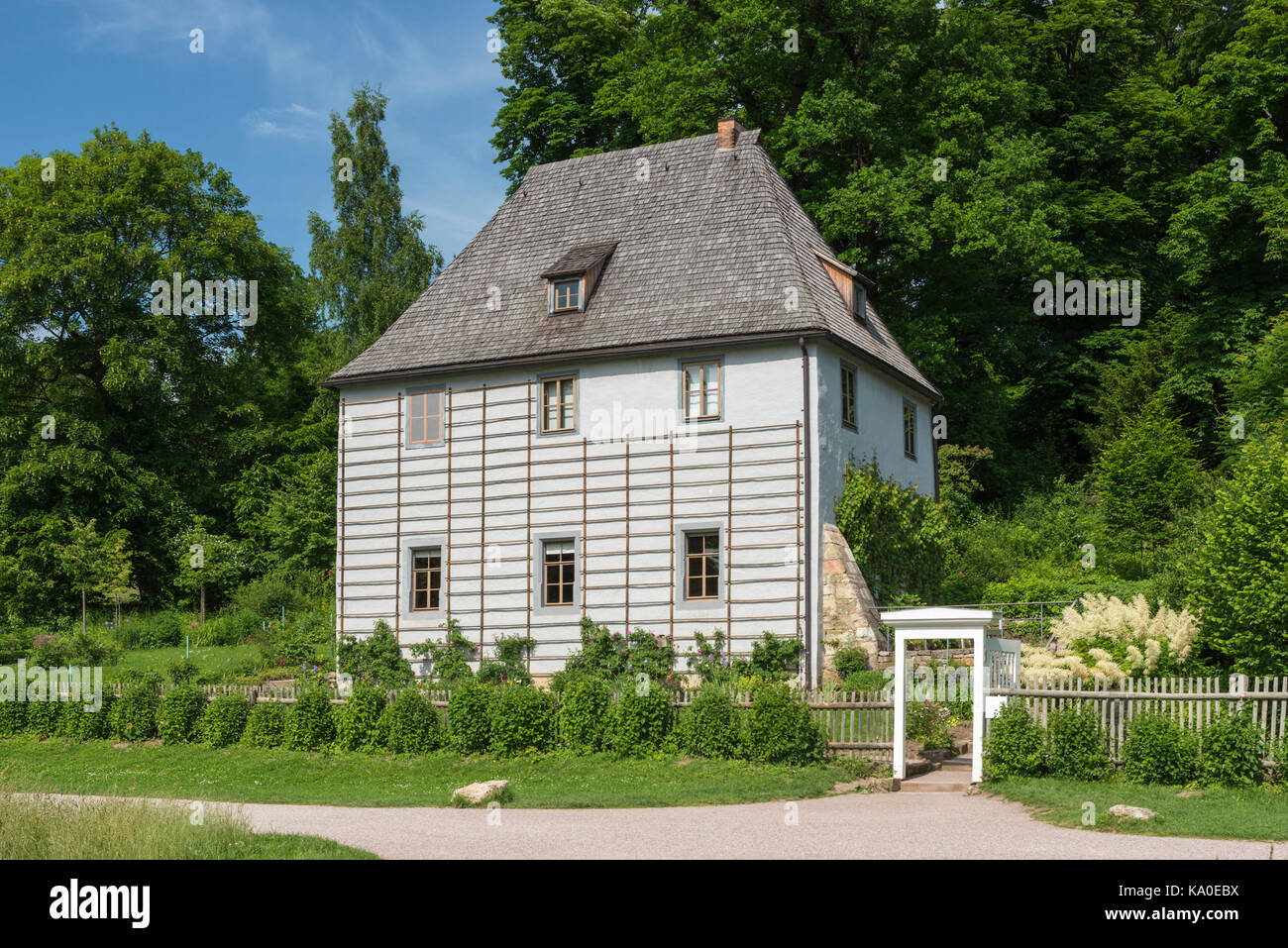 Goethe's Garden House, Unesco World Heritage Site, Weimar, Thuringia ...
