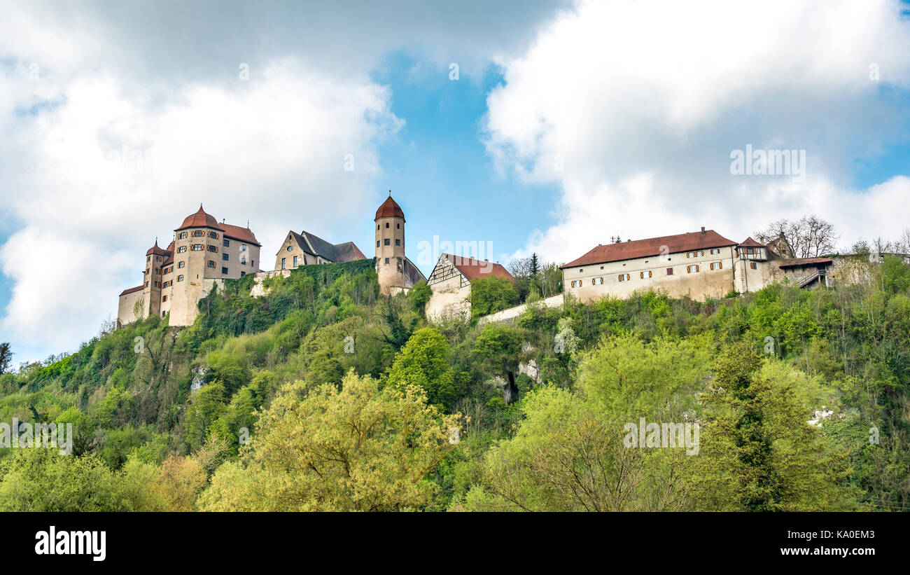 Harburg Castle, Harburg, Donau-Ries, Bavaria, Germany Stock Photo - Alamy