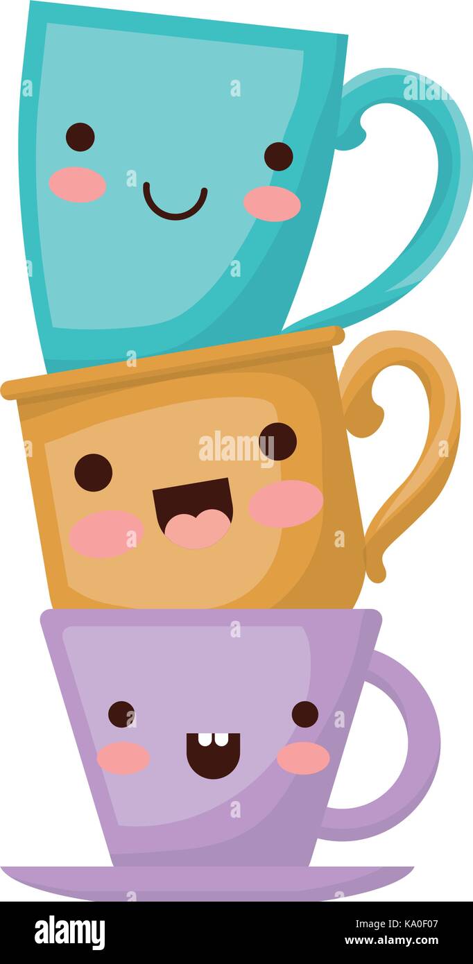 Japanese porcelain tea cup Stock Vector Images - Alamy