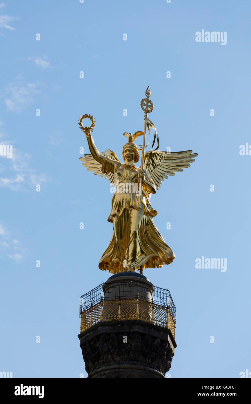Victoria statue, Goldelse, Victory column, Großer Stern, Berlin ...