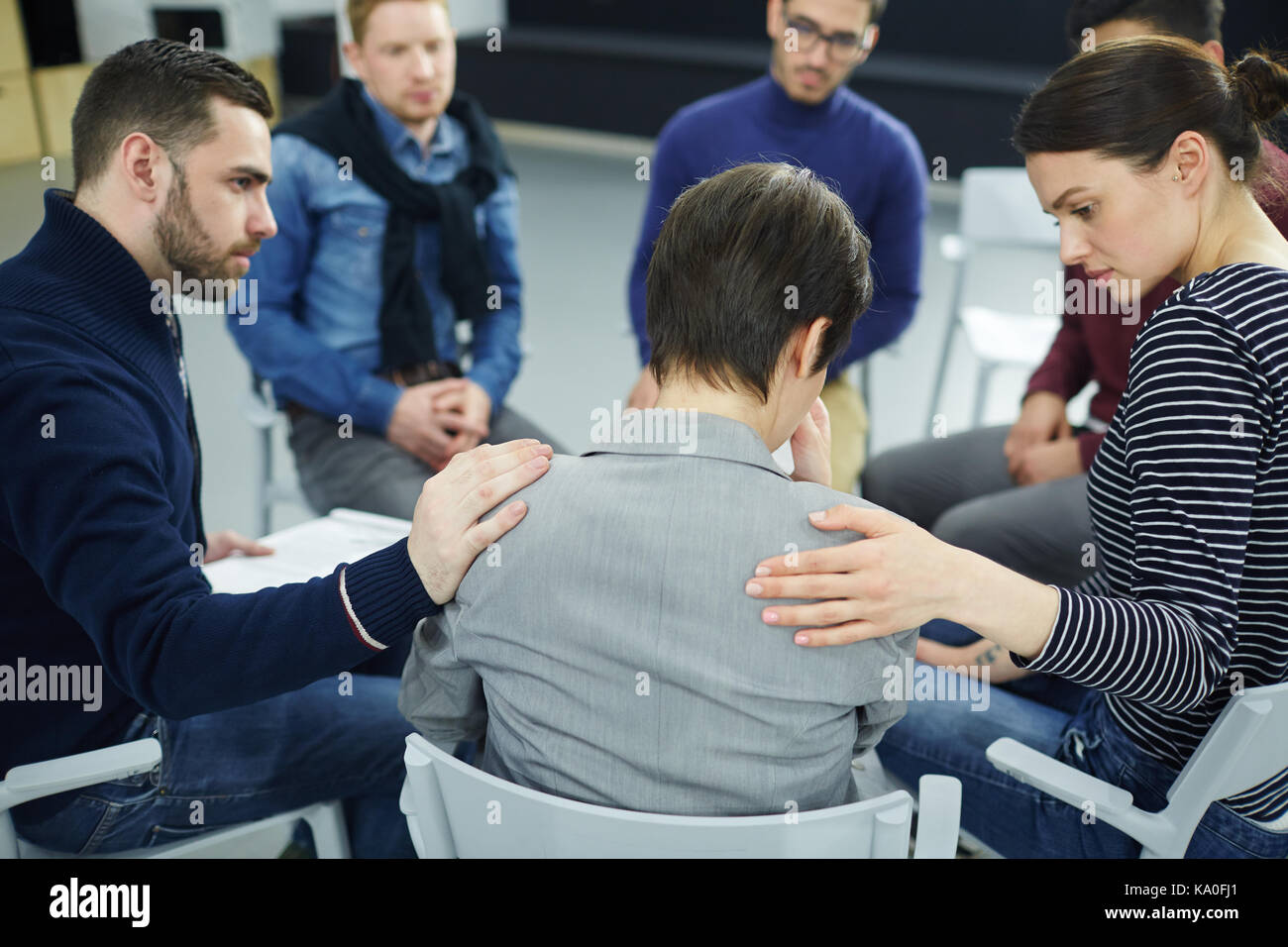 Woman sympathy hi-res stock photography and images - Alamy