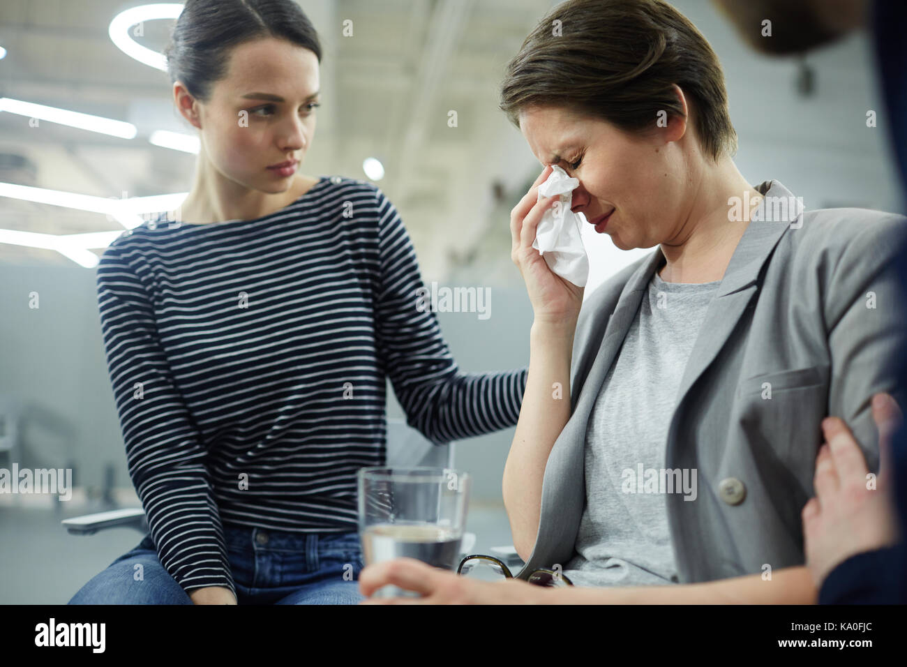 Support of friend Stock Photo - Alamy