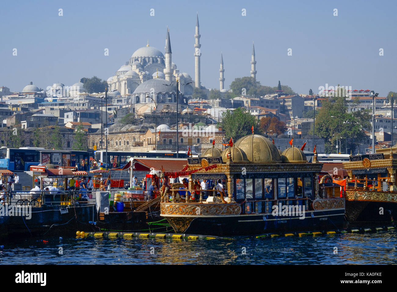 Istanbul, Turkey- September 18, 2017: View of the ancient part of ...