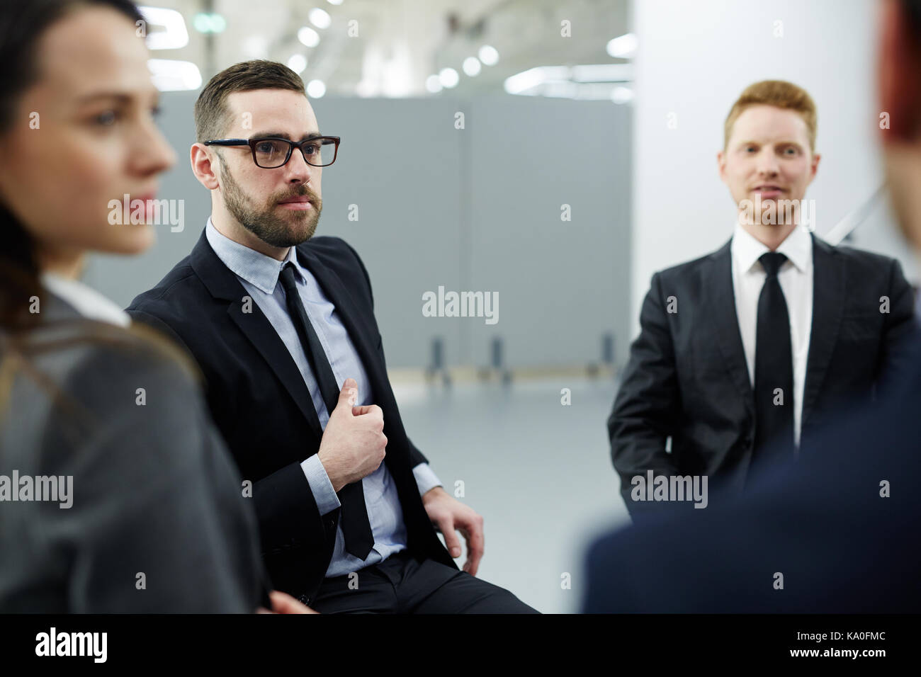 Adult serious conversation hi-res stock photography and images - Alamy
