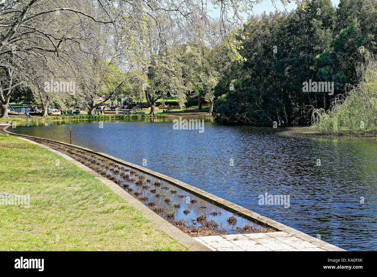 Hyde Park Perth Spring Stock Photo - Alamy