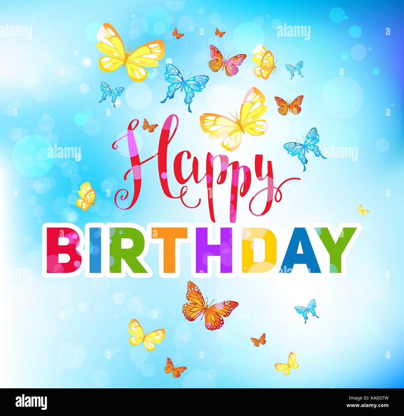 Birthday backdrop Stock Vector Images - Alamy