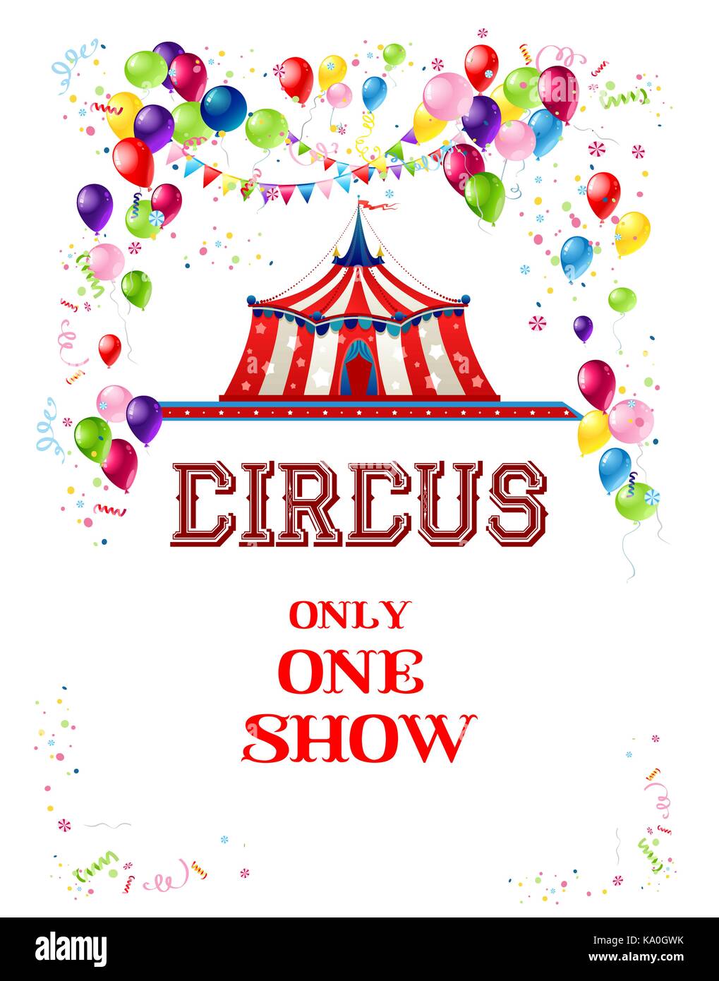 Happy circus poster Stock Vector Image & Art - Alamy