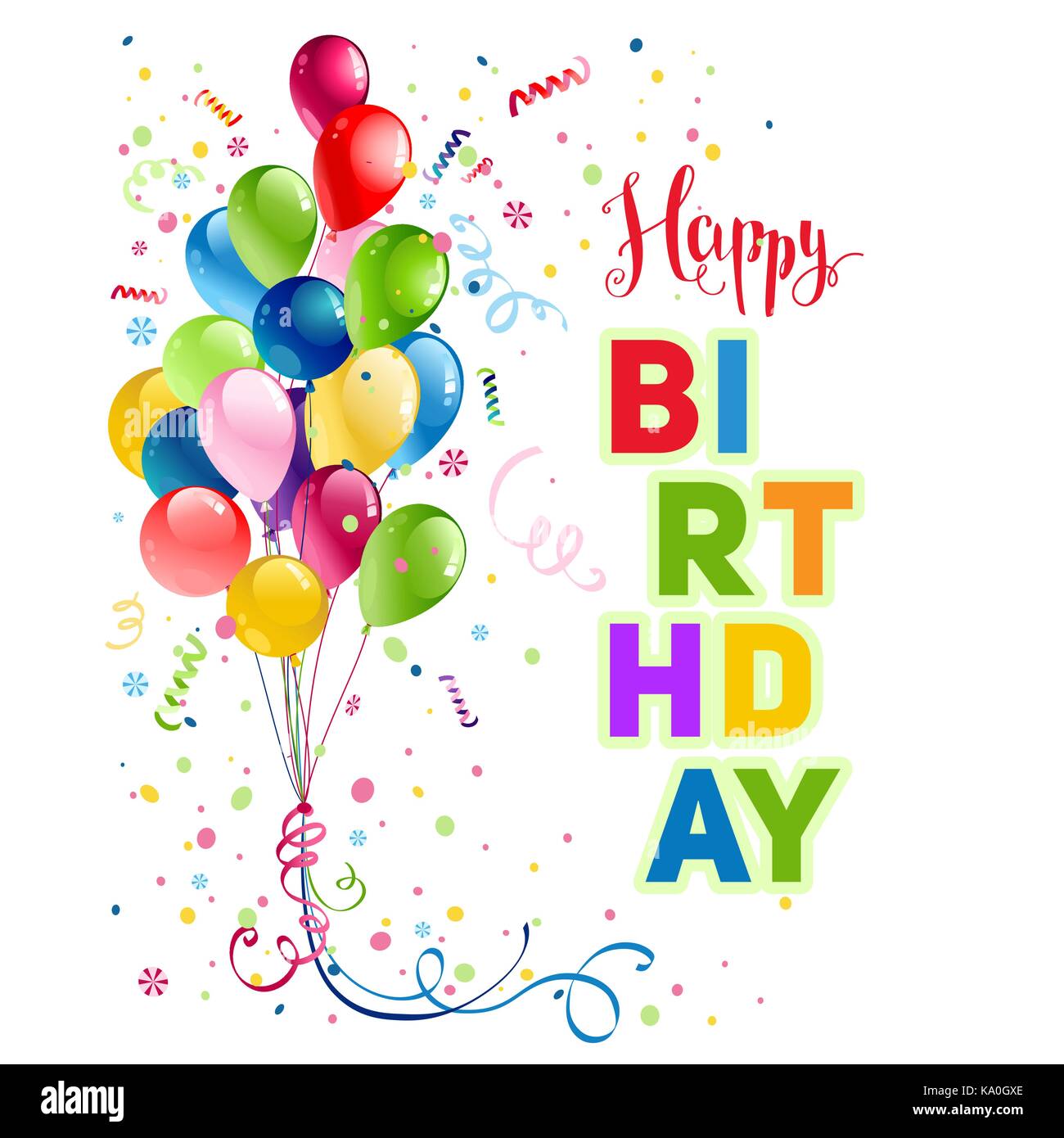 Birthday celebration card hi-res stock photography and images - Alamy