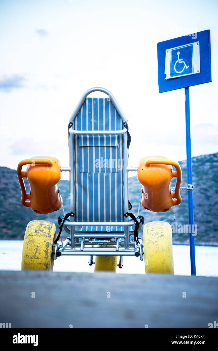 Handicapped wheelchair sea sunset hi-res stock photography and images ...