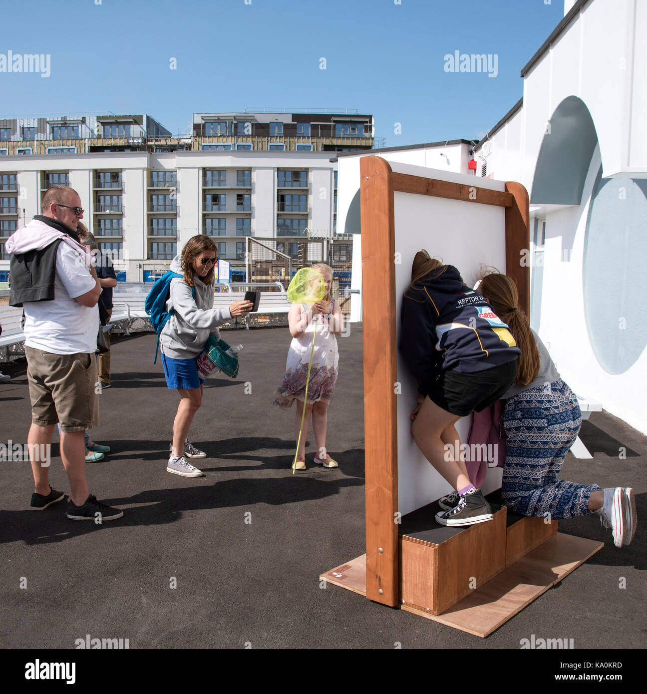 Posing board seaside hi-res stock photography and images - Alamy