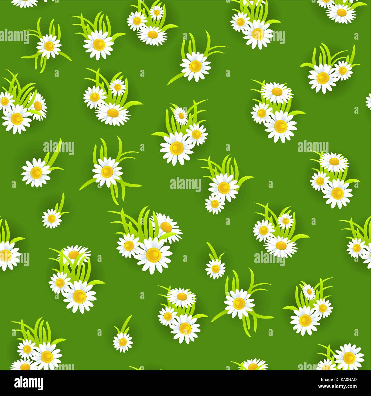Green floral seamless pattern Stock Vector Image & Art - Alamy