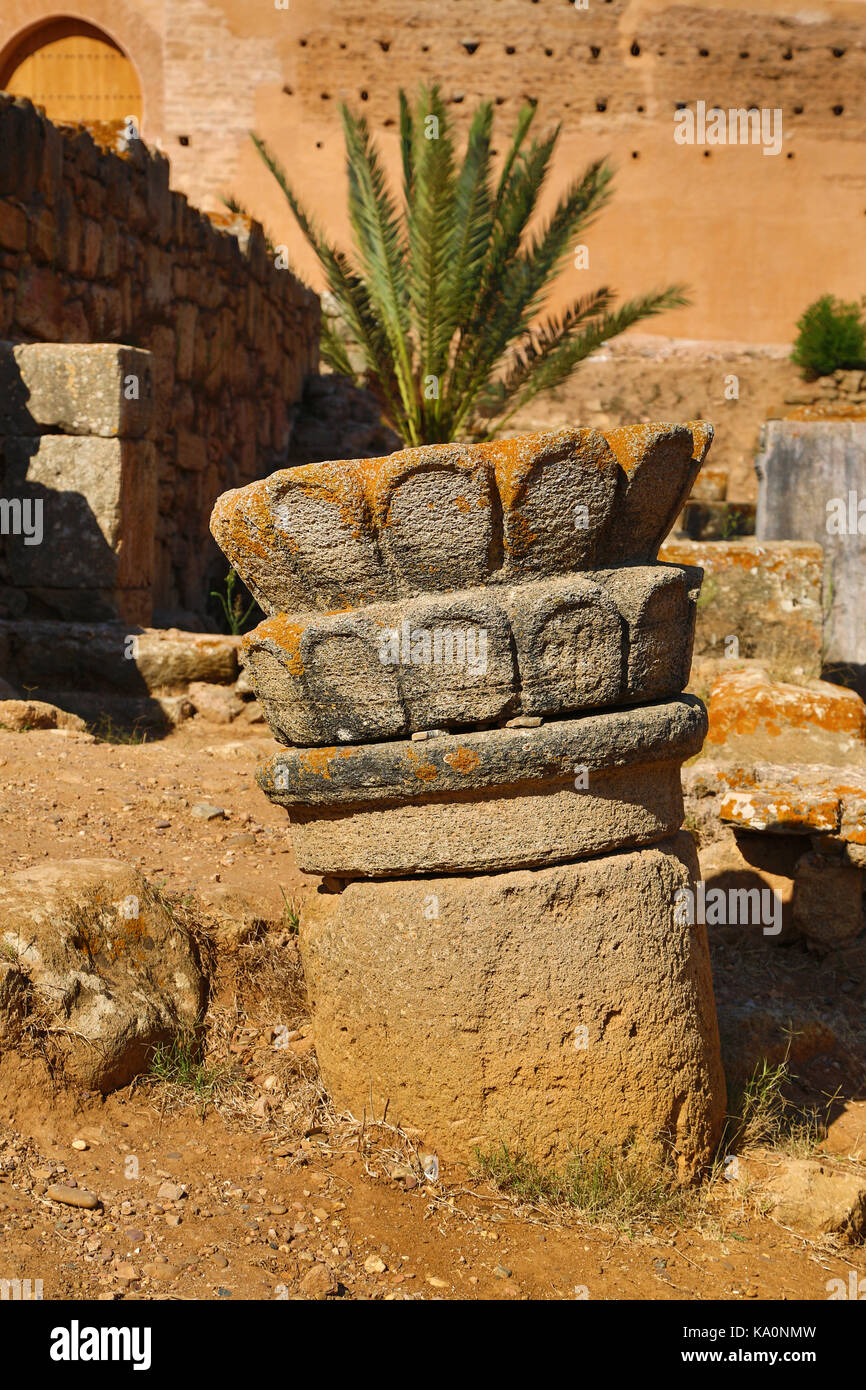 The Chellah, a medieval fortified necropolis in Rabat, Morocco Stock ...
