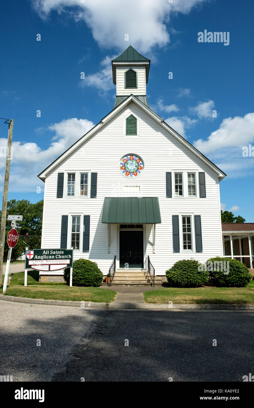 All Saints Anglican Church, 48 New Street, Saluda, Virginia Stock Photo ...