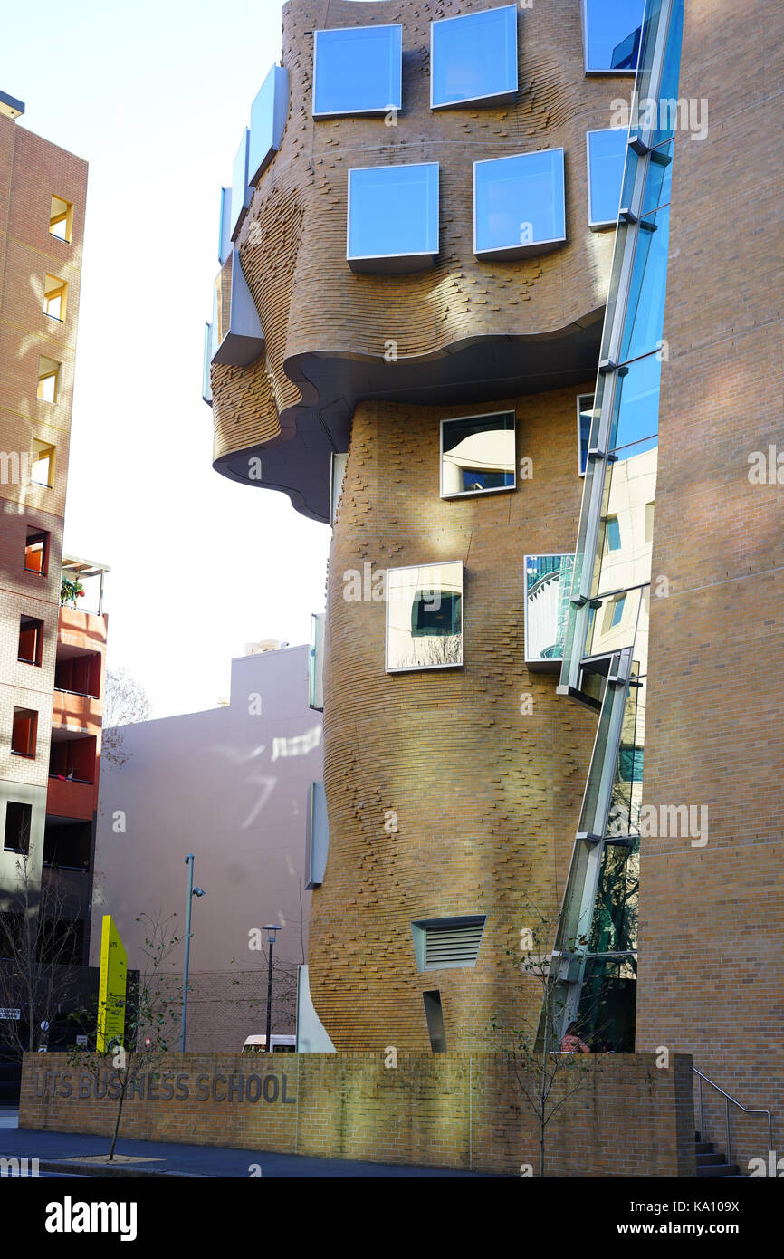View of the Dr Chau Chak Wing Building at the Business School at the ...