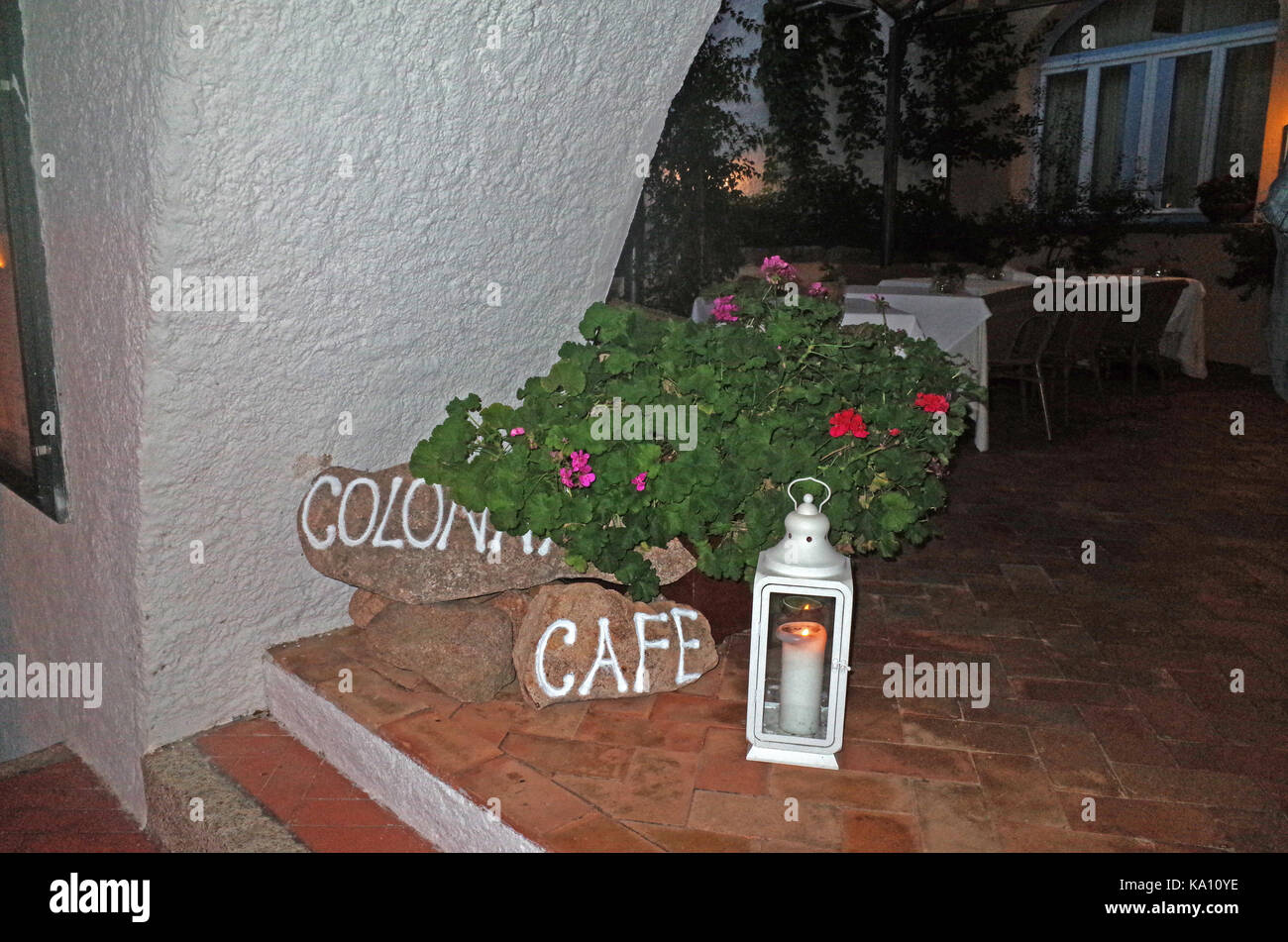 Porto Rorondo, Sardinia, Town's center Stock Photo - Alamy