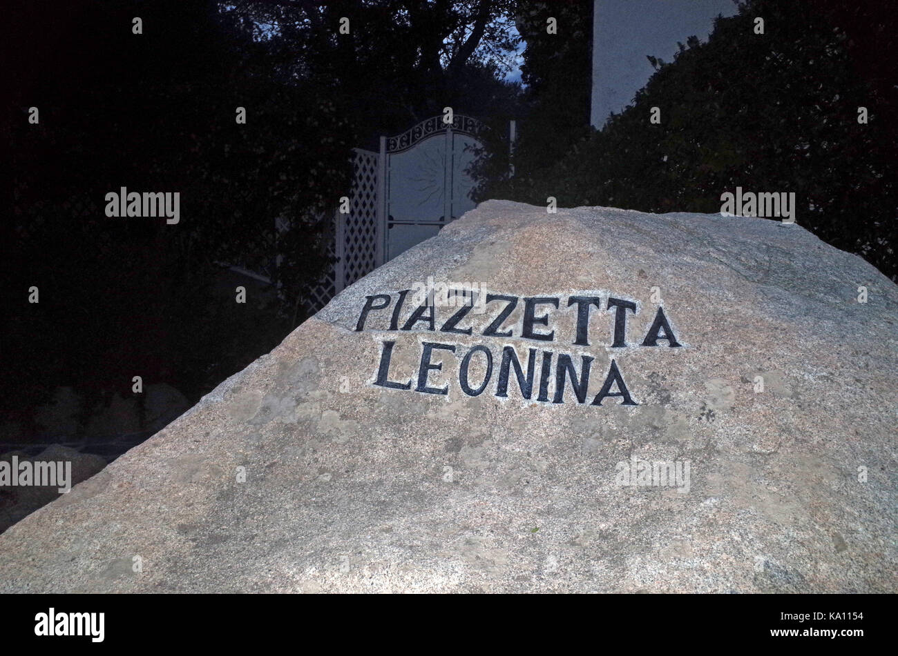 Porto Rorondo, Sardinia, Town's center Stock Photo - Alamy