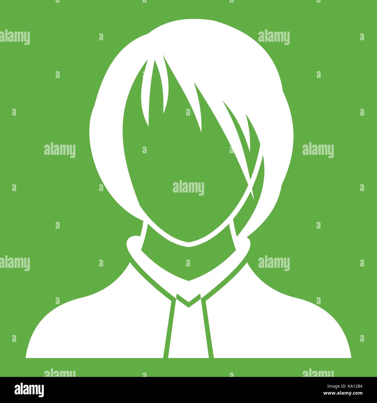 Woman icon green Stock Vector Image & Art - Alamy
