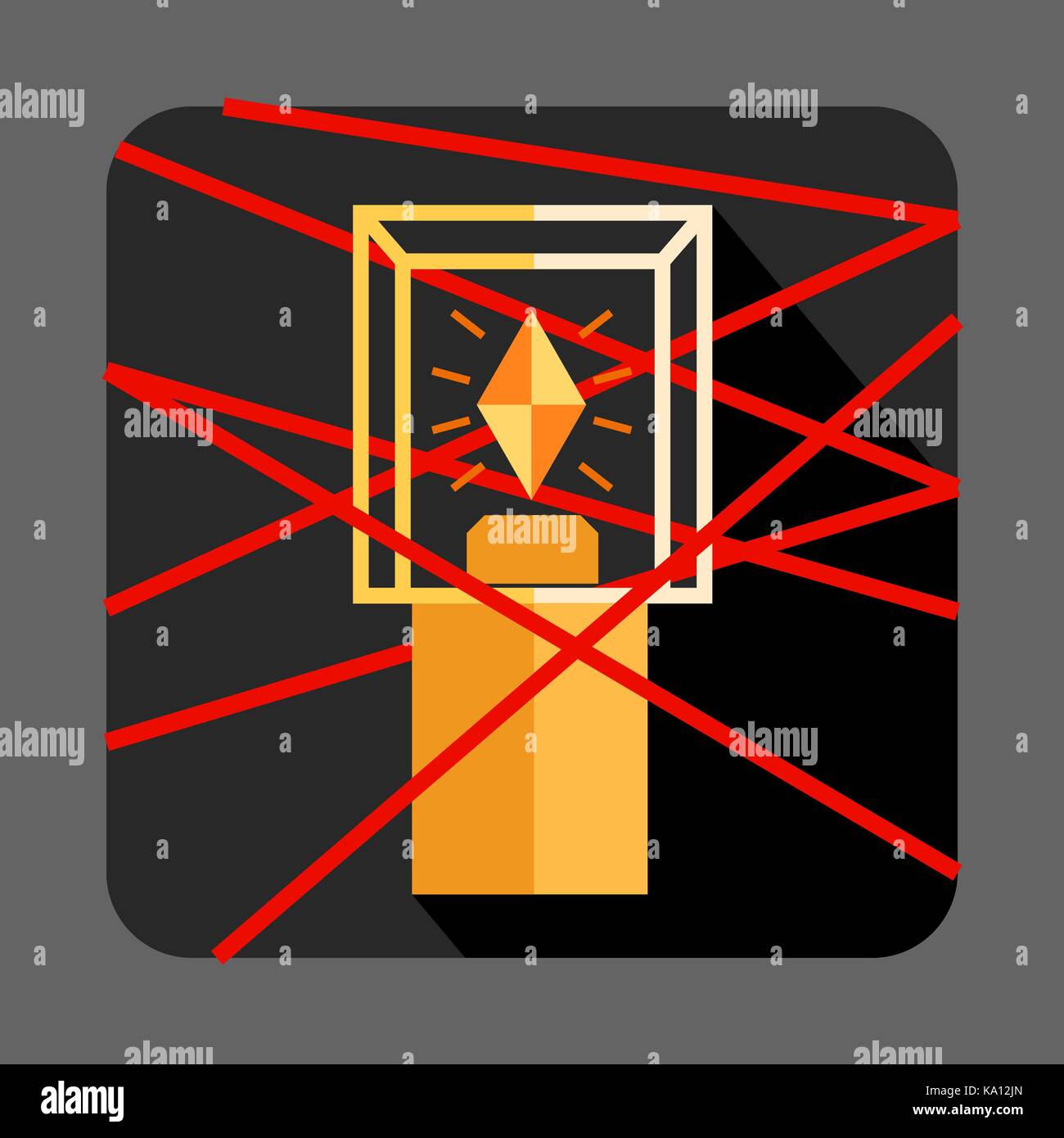 Museum laser security concept background, cartoon style Stock Vector ...