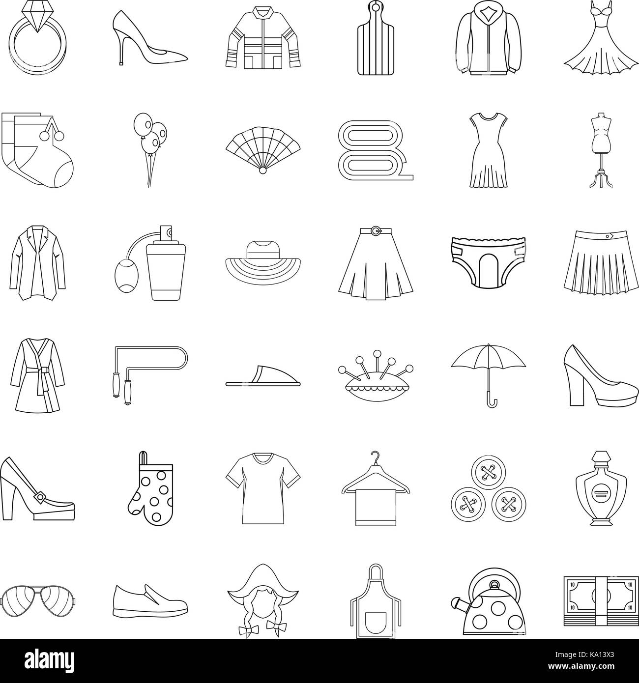 Skipping rope icon outline style hi-res stock photography and images ...