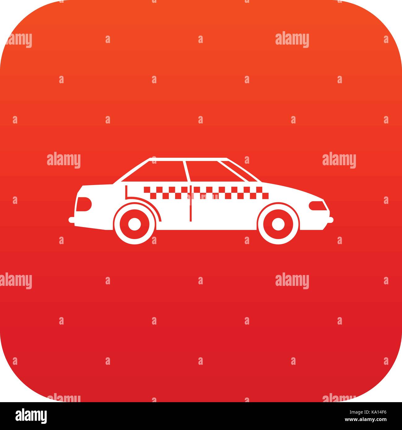 Taxi icon digital red Stock Vector Image & Art - Alamy