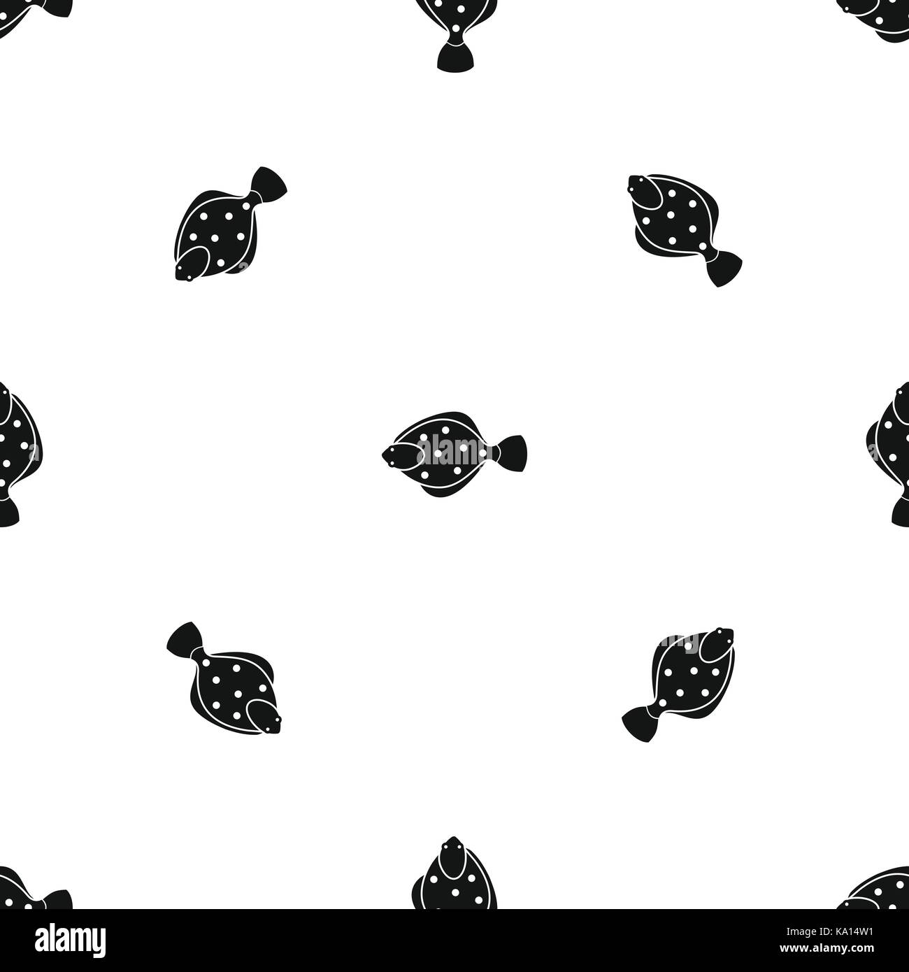 Fresh raw flounder fish Stock Vector Images - Alamy