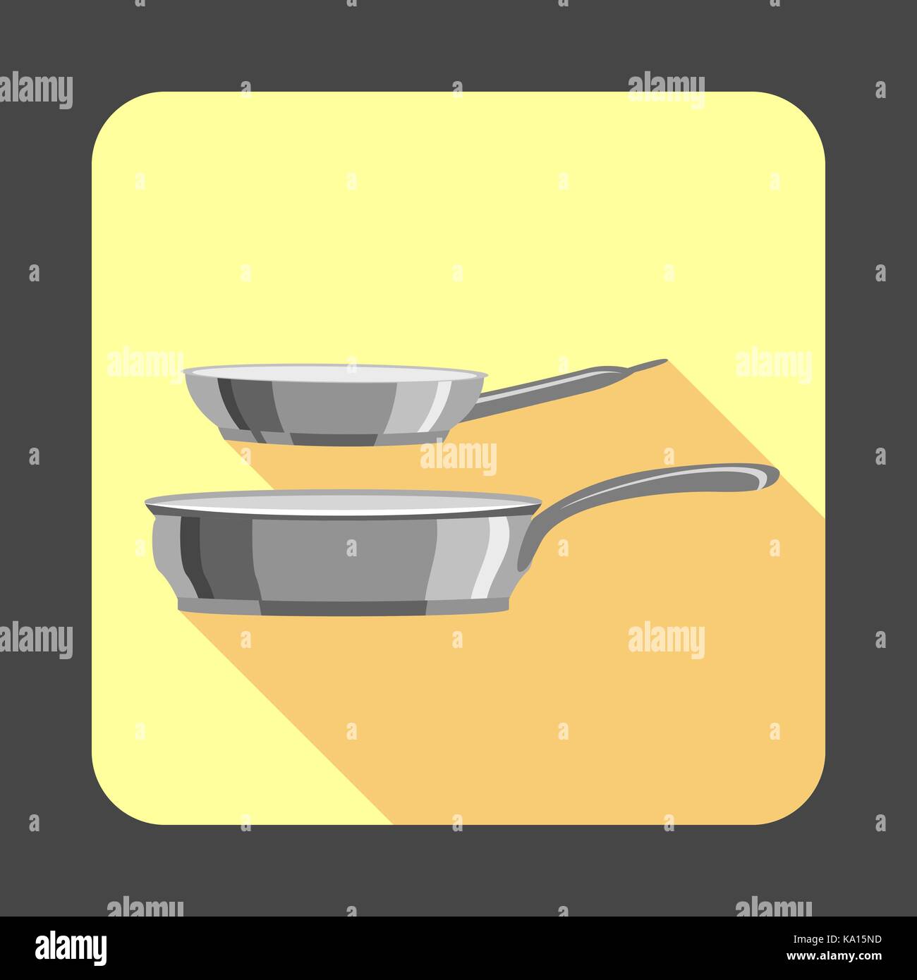 Pan set concept background, cartoon style Stock Vector Image & Art - Alamy