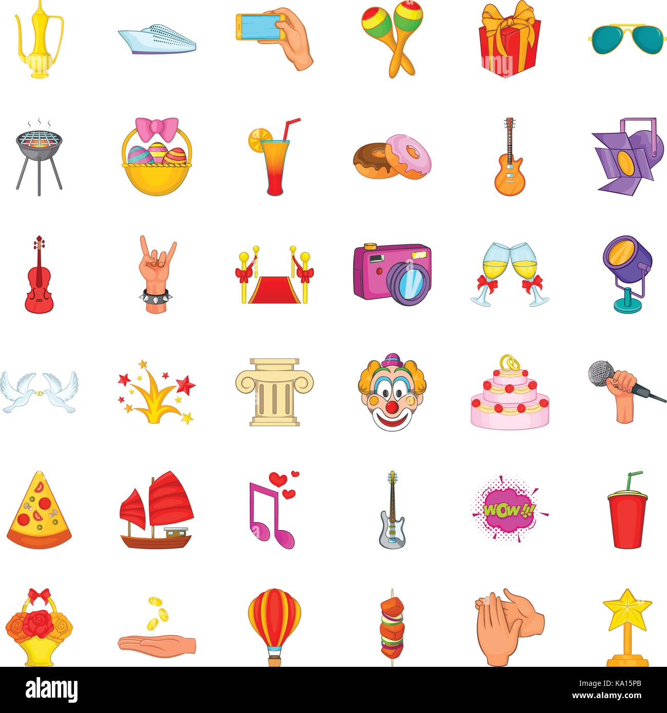 Dancer icons set, cartoon style Stock Vector Image & Art - Alamy