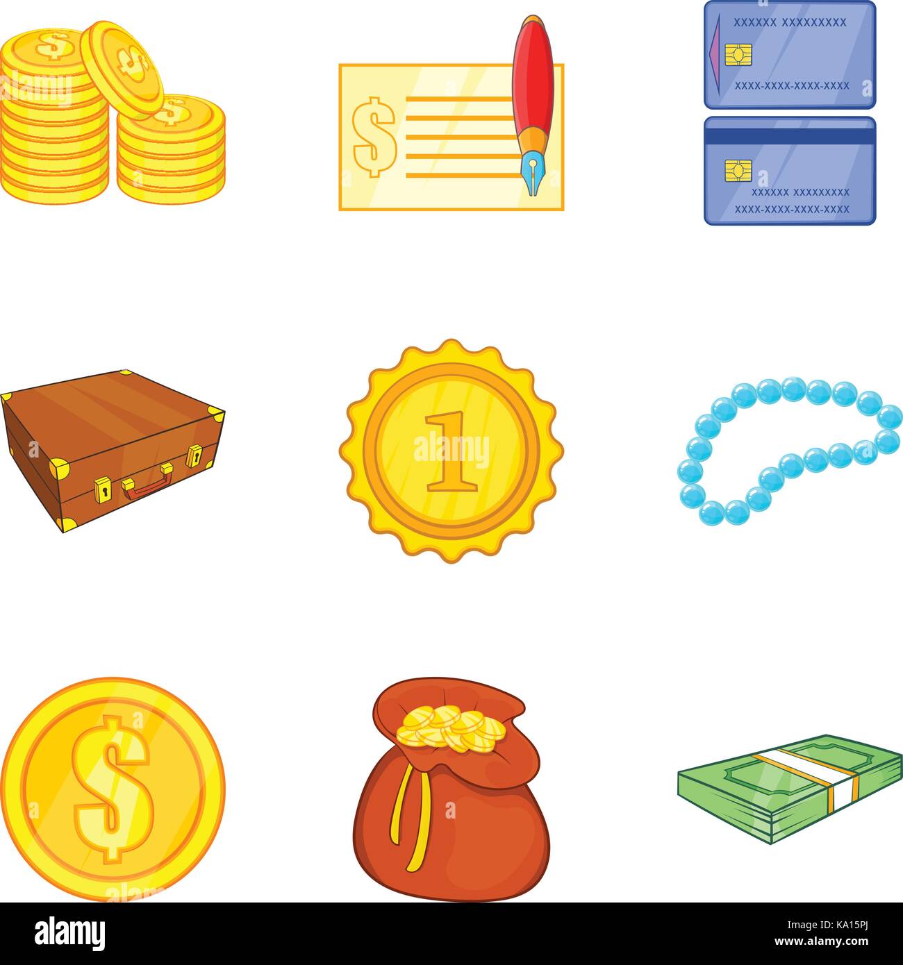 Splendor icons set, cartoon style Stock Vector Image & Art - Alamy