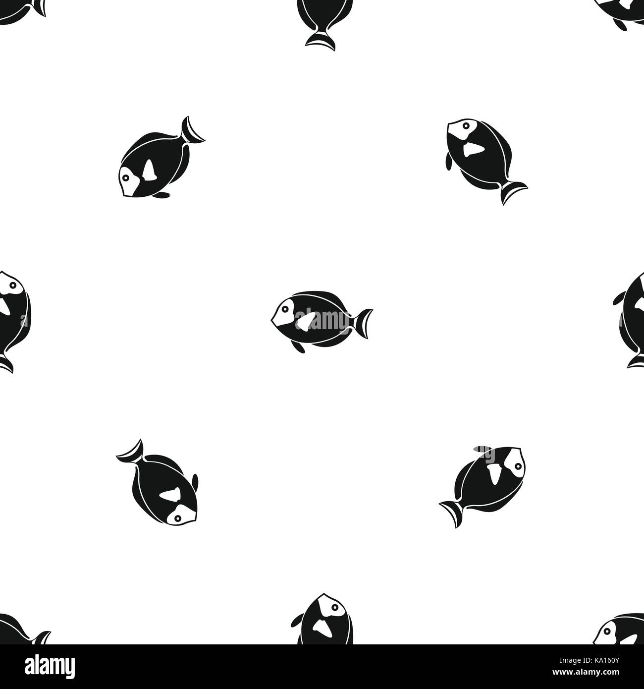 Black surgeonfish Stock Vector Images - Alamy