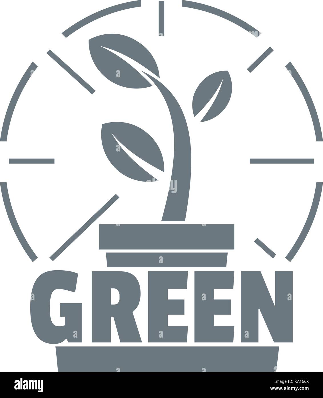 Sprout logo, simple gray style Stock Vector Image & Art - Alamy