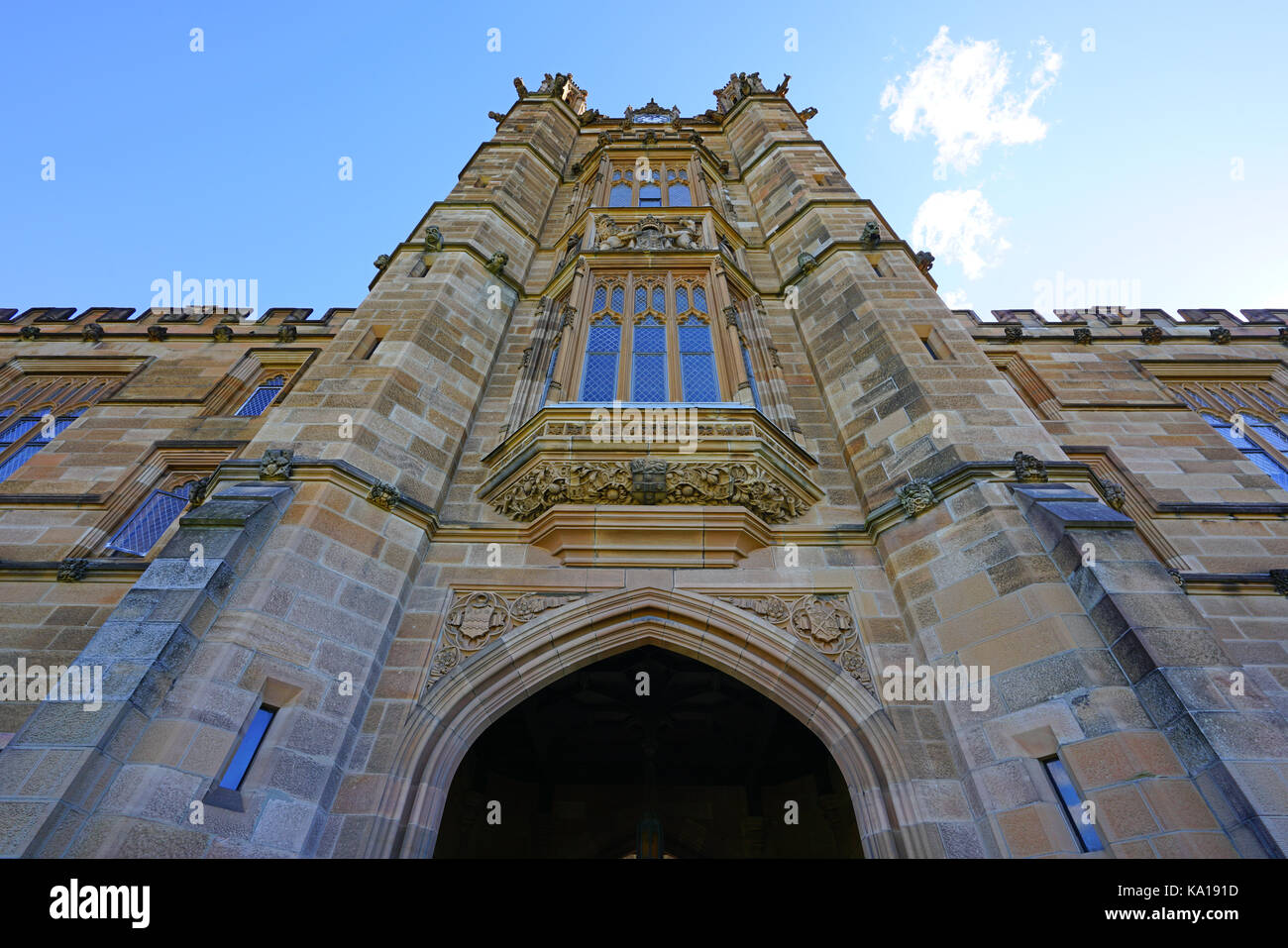 View of the campus of the University of Sydney (USyd), one of the most ...